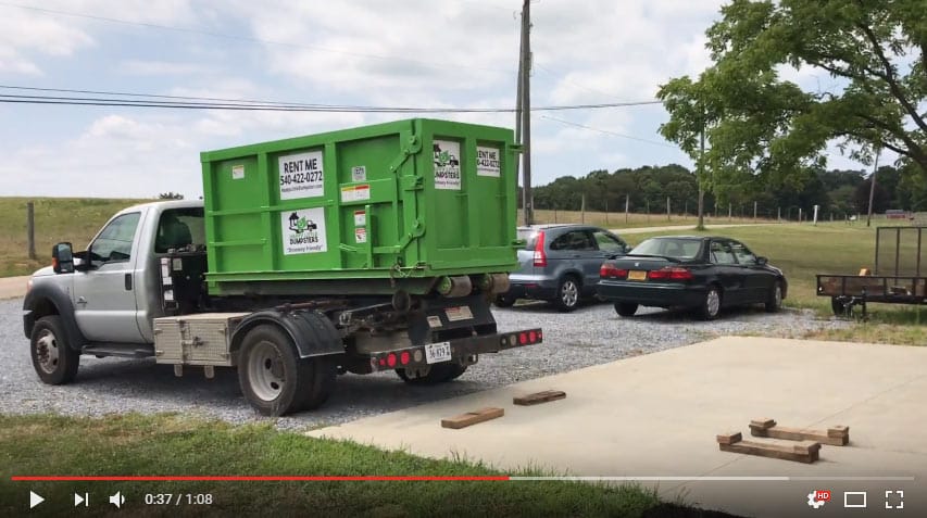 Dumpster Rental - Harrisonburg to Charlottesville Virginia